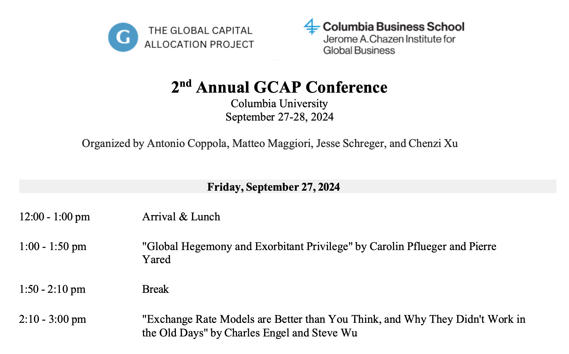 The Global Capital Allocation Project